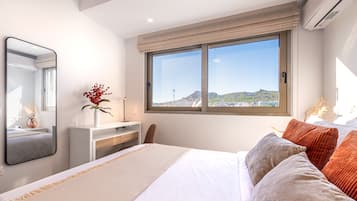 Apartamento superluxo | 1 quarto, cofres nos quartos, cortinas blackout, Wi-Fi de cortesia