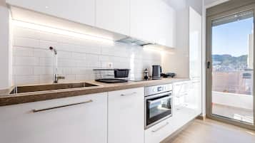 Apartamento superluxo | Cozinha privada | Chaleira elétrica