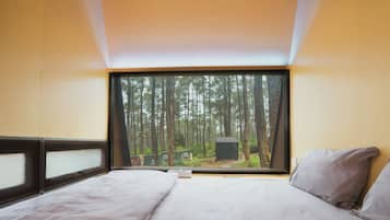 Cabana de Madeira Standard (Shared Bathroom) | 1 quarto, secretária, Wi-fi grátis, roupa de cama fornecida