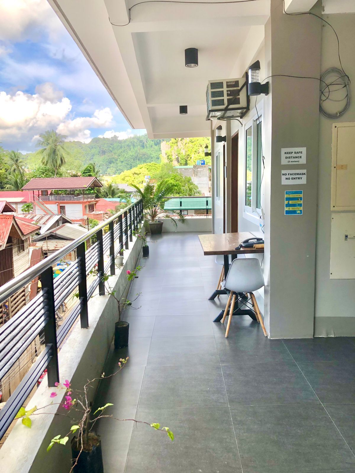 Quarto Duplo Básico | Terraço/pátio interior