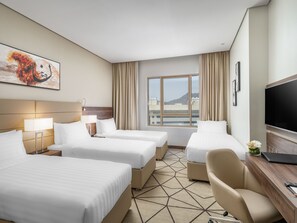 Quarto Quádruplo Superior, várias camas | 1 quarto, lençóis de algodão egípcio, roupa de alta qualidade 