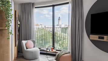 Panoramic Studio | 1 quarto, quartos insonorizados, Wi-fi grátis, roupa de cama fornecida