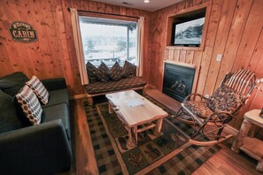Cabana, 2 quartos | Área de estar