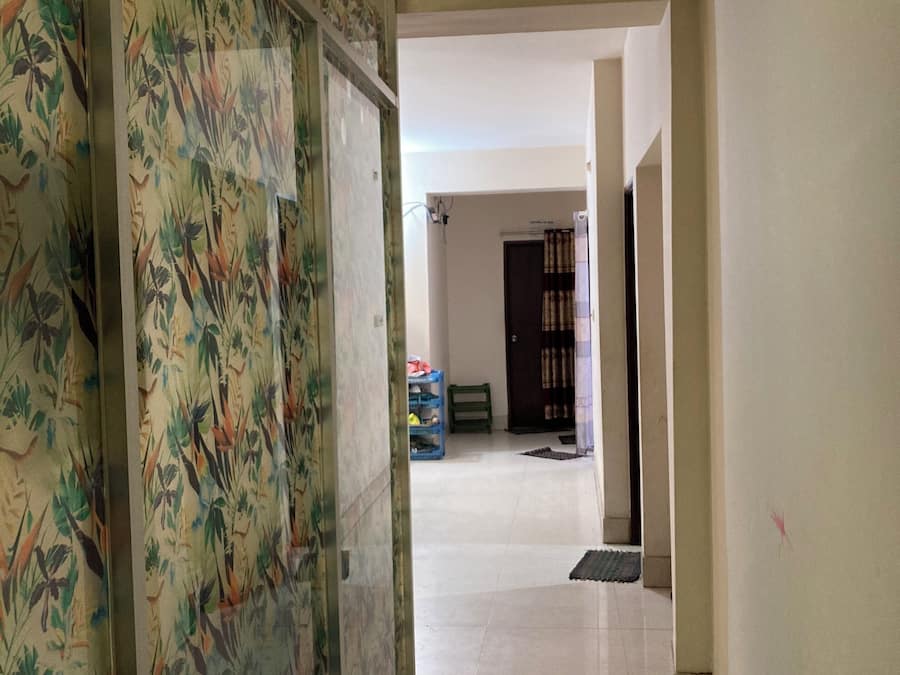 Entrada do alojamento