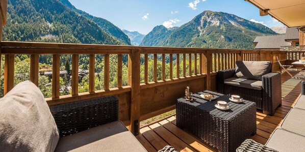 Floor -2, view village, terrace, tv, ski locker, 73m², Champagny-en ...
