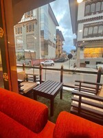 Área de estar no saguão