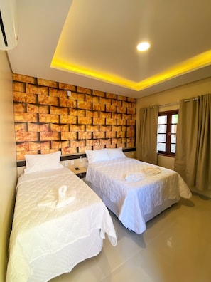 Wi-fi grátis, roupa de cama fornecida