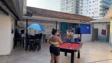 Espaço exterior para banquetes