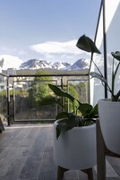 Estúdio, varanda (5A) | Varanda