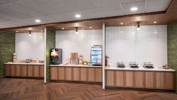 Café da manhã continental grátis todos os dias