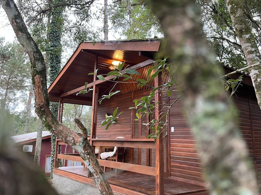 Cabana luxo | Wi-Fi de cortesia, roupa de cama