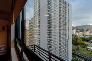 Vista para a cidade desde o alojamento