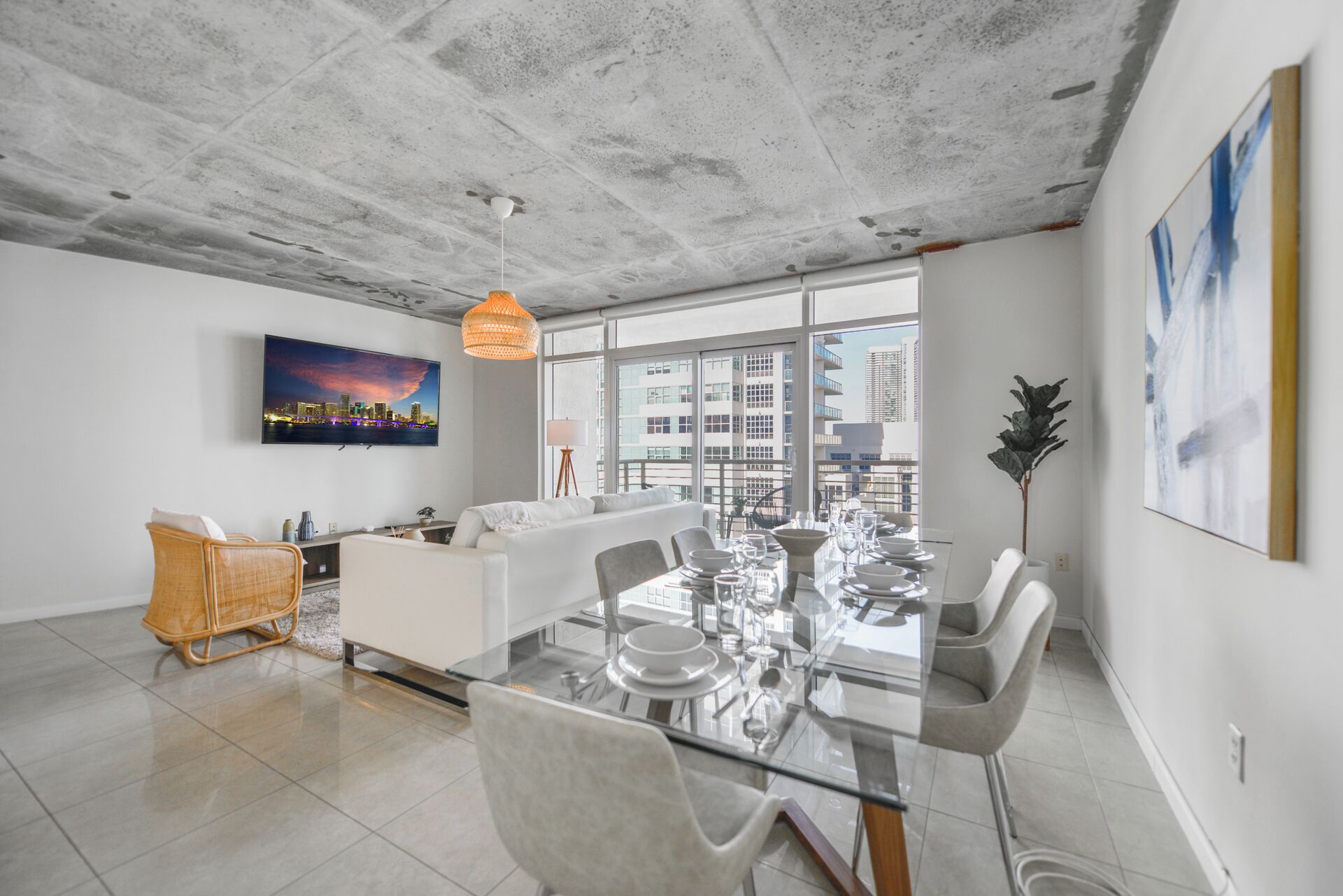 Apartamento, 2 quartos | Sala de jantar