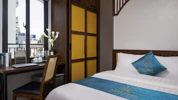 Quarto luxo | 1 quarto, roupas de cama antialérgicas, edredons de pluma