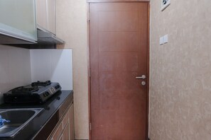 Estúdio | Cozinha privada | Um frigorífico/congelador grande, uma panela elétrica de arroz 