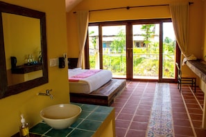 Bungalow, vista para o lago | 1 quarto, Wi-fi grátis
