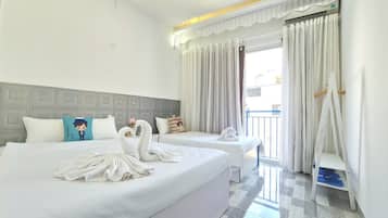 Quarto Triplo | Wi-fi grátis, roupa de cama fornecida