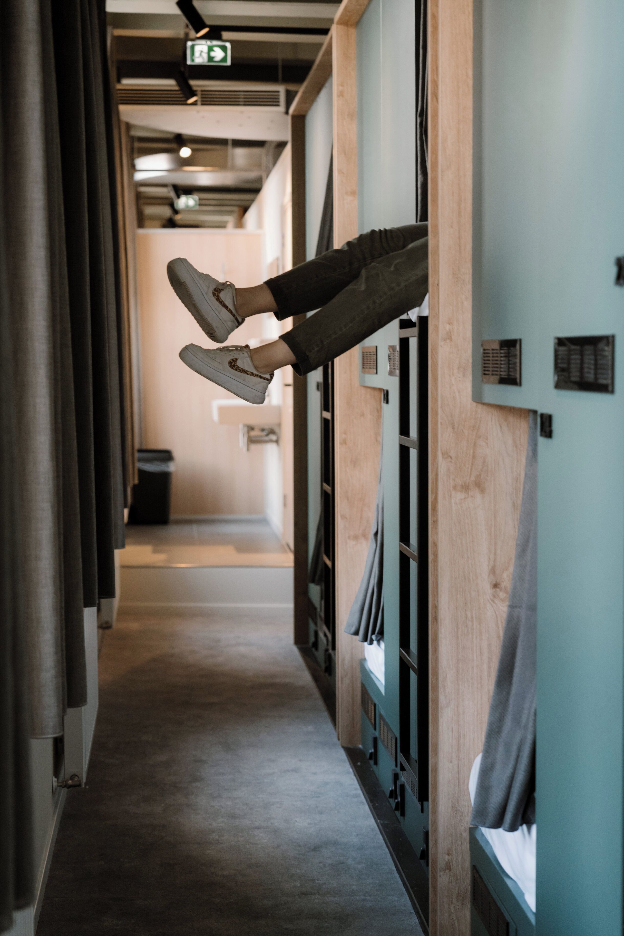 Dormitório Partilhado Comfort, 1 cama queen-size, Vista para a cidade | Roupa de alta qualidade, cofre no quarto, com decoração personalizada 