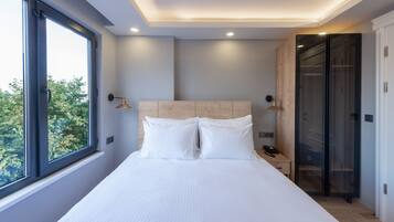 Suite with Sea View | 1 quarto, lençóis de algodão egípcio, roupa de alta qualidade, minibar