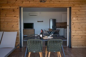 Apartamento superior | Terraço/pátio