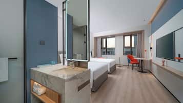 Quarto Standard, 2 camas individuais | Roupa de alta qualidade, edredões de penas