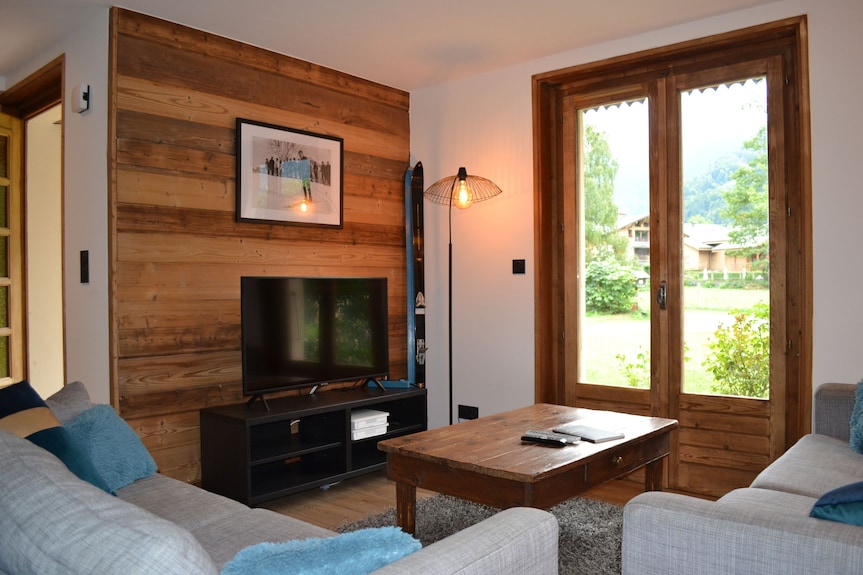 Appartement 3 Chambres Avec Grand Jardin Et Spa, Proche Centre Village - Samoëns
