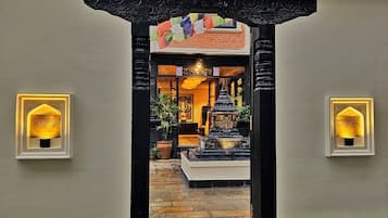 Entrada do alojamento