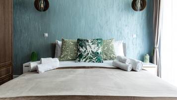 Apartamento | 3 quartos, escrivaninha, acesso à internet de alta velocidade