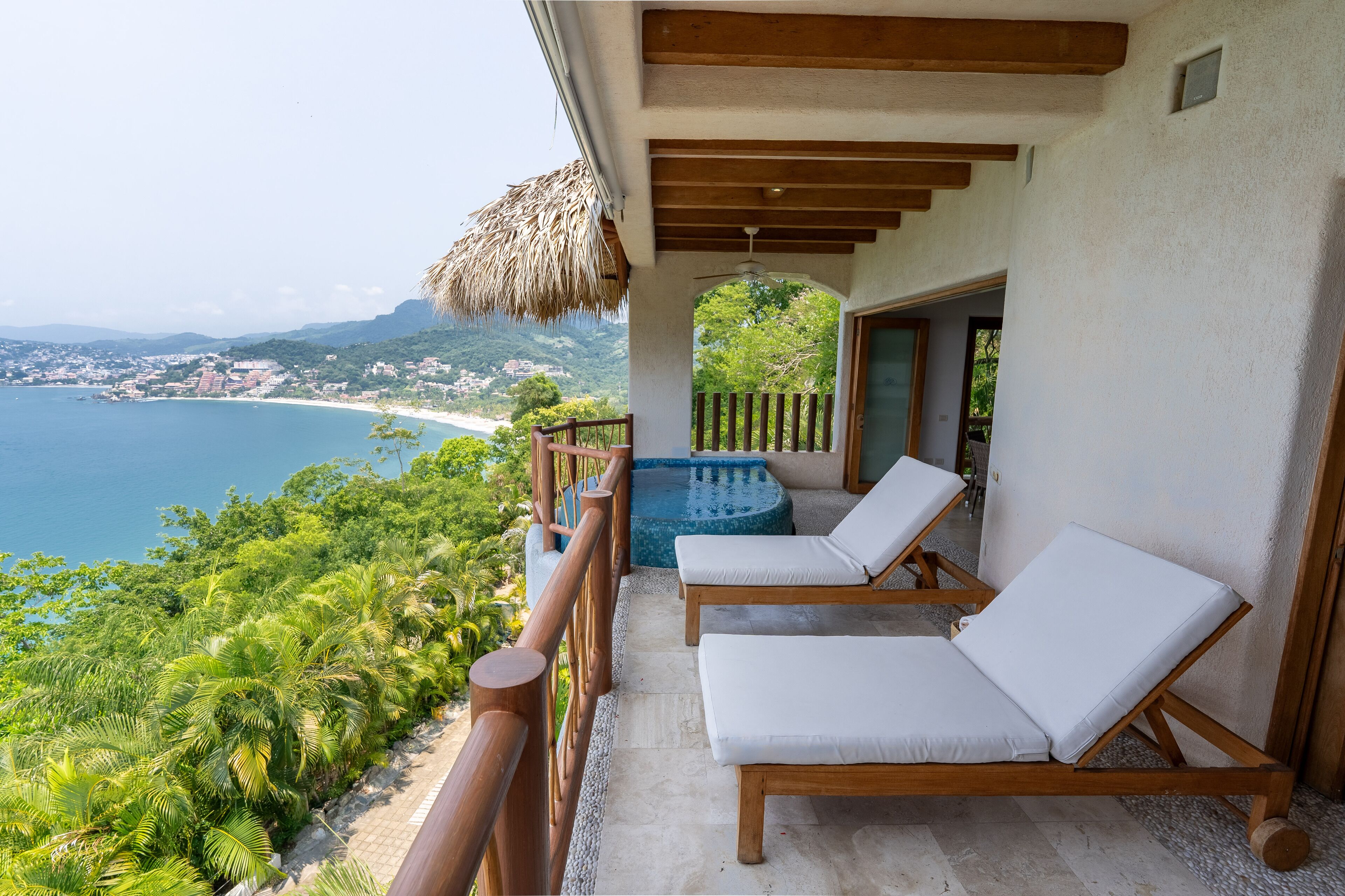 Suíte grand, vista para o mar | Terraço/pátio
