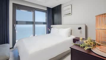 TERRACE SUITE 3 BEDROOMS, Ocean View | 2 quartos, roupas de cama premium, camas Select Comfort