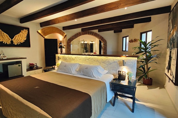 Suite-Estúdio Design, 1 cama king-size, varanda, vista para o resort | Com decoração personalizada, com mobília individualizada