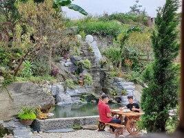 Área externa para banquete