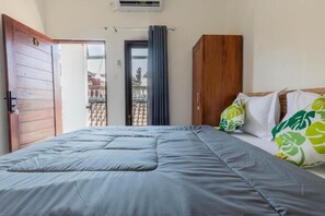 Quarto Duplo Básico | Minibar, secretária, quartos insonorizados, Wi-fi grátis 