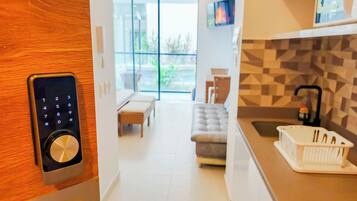 Entrada do alojamento