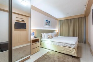Apartamento standard | 1 quarto, camas Select Comfort, cofres nos quartos