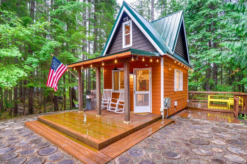Adorable A-frame Cabin, Steps To Lake Cushman! - Potlatch State Park, Shelton