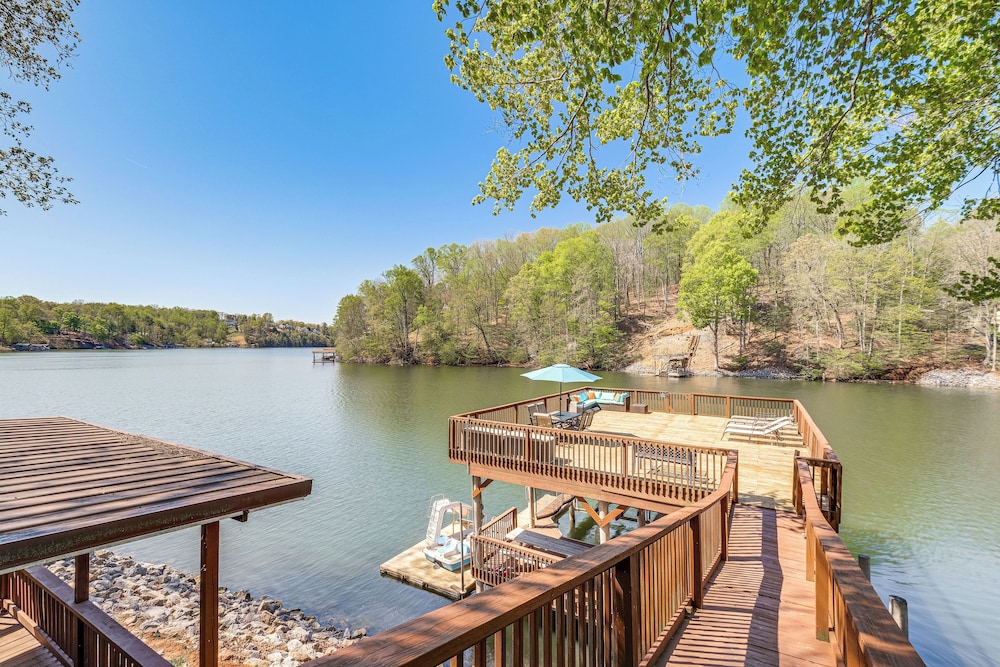 Smith Mountain Lake House W/ 2-story Boat Dock! - Smith Mountain Lake, VA