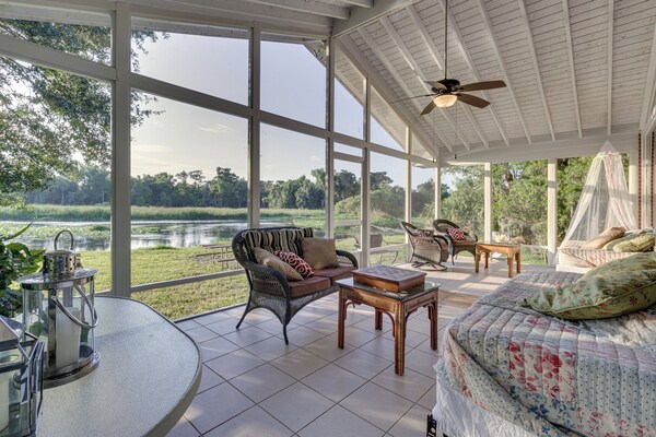 Near Kayak Launch: Riverfront Home In Sanford! - Little Lake Laurie, Heathrow