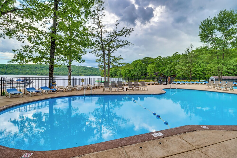 Deck & Pool Access: Lake Harmony Home! - Lake Harmony, PA