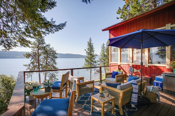 Lakefront Bliss: Coeur D'alene Cabin W/ Dock! - Heyburn State Park, Plummer