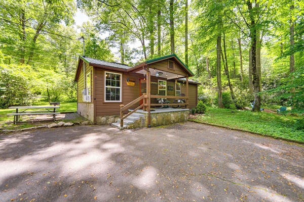 Pet-friendly Creekside Cabin W/ Pool Access! - Maggie Valley, NC