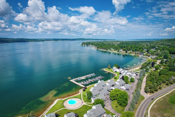 Luxury Lakefront Boyne City Townhome W/ Views! - Boyne City, MI