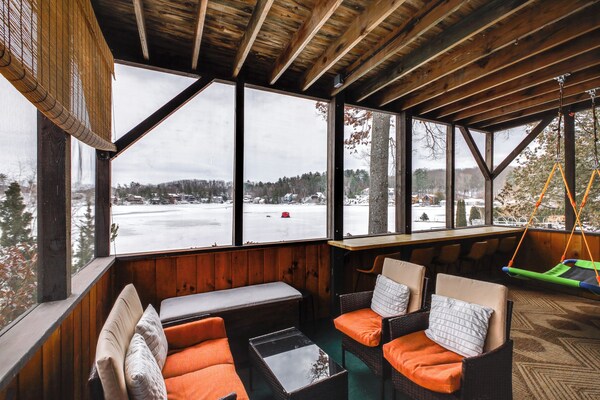 1902 Family Lakehouse: Screened Porch & Views - Glens Falls, NY