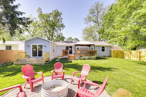 Three Oaks Home W/ Guest House - 8 Mi To Beach! - New Buffalo, MI