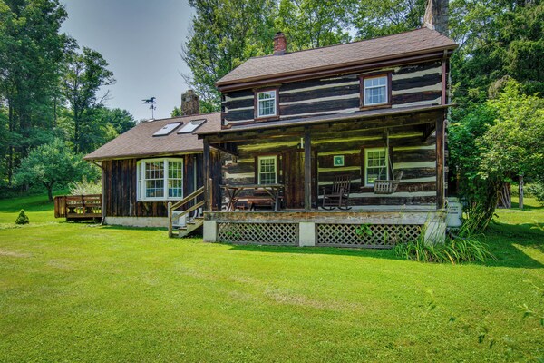 Historic Morrisdale Area Cabin W/ Deck & Fireplace - Black Moshannon State Park, Philipsburg