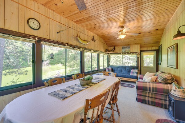 Grill & Fire Pit: Waterfront Cameron Retreat! - Rice Lake, WI