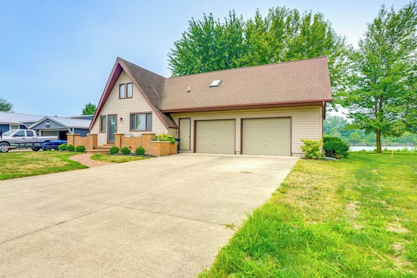 Lakefront St Marys Getaway W/ Boat Dock + Fire Pit - Lake Loramie State Park, Minster