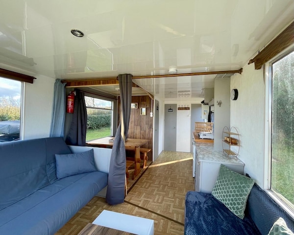 Bretagne : Mobil Home Bord De Mer (Guissény / Plage Du Vougot). - Kerlouan
