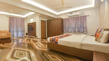 Lençóis de algodão egípcio, roupa de alta qualidade, cofre no quarto