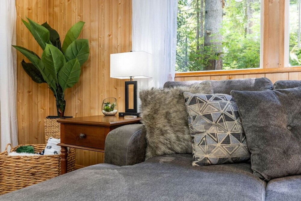 Private Cabin - HOT TUB, A/C, EV charger near Mt Rainier in Ashford WA - Ashford | Vrbo